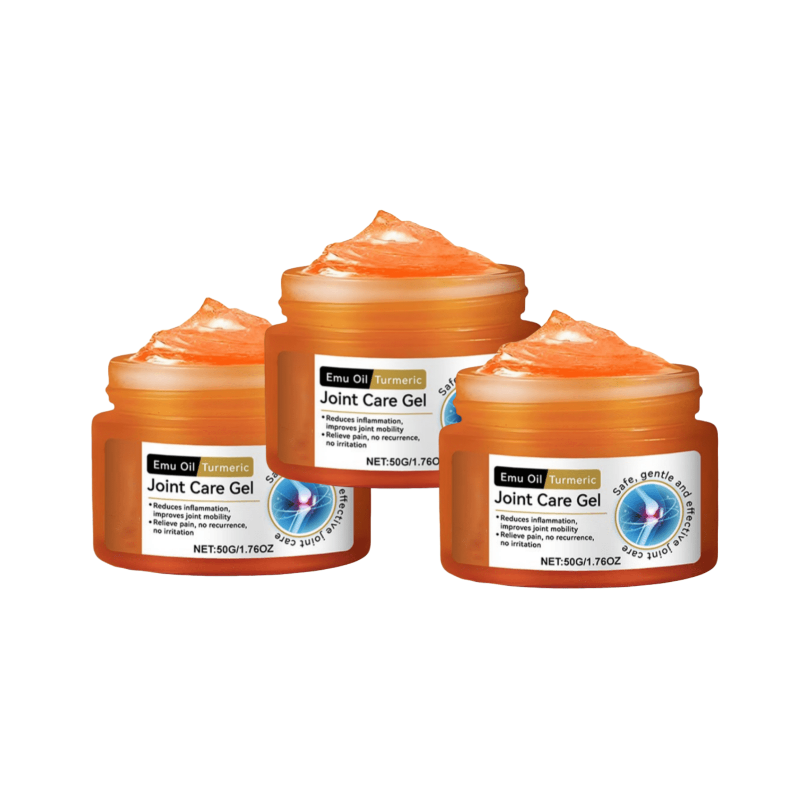 Emu Oil Turmeric Joint Therapy Gel, External Massage Cream Gently ...