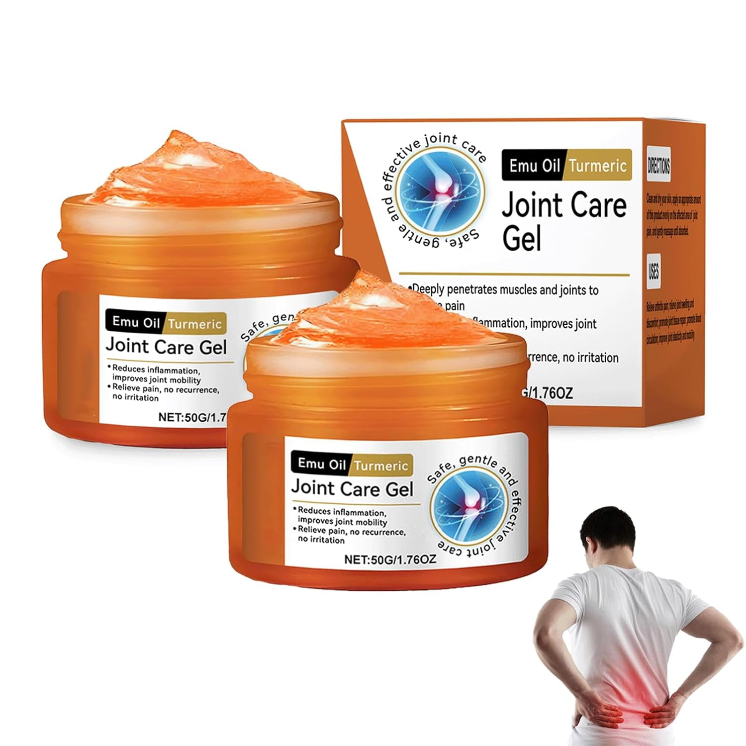 Emu Oil Turmeric Joint Therapy Gel, Emus Oil Turmeric Bone Sooth G el ...