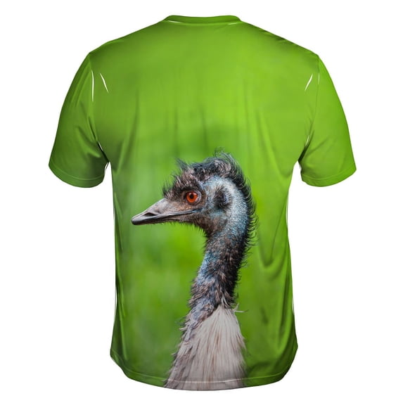 Emu Ostrich Bad Hair Day Mens T-Shirt All Over Print - Walmart.com