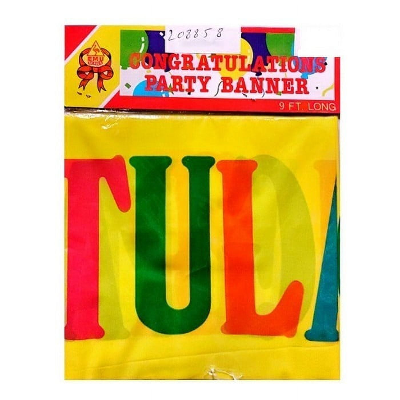 Emu Series Congratulations Banner - Walmart.com