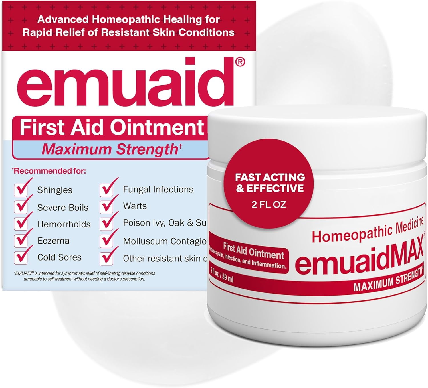 Emuaid Cream Maximum Strength -Max Strength Treatment for Athlete's ...