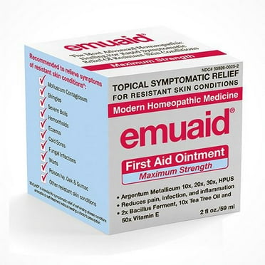Emuaidmax Maximum Strength First Aid Ointment, Multi-Symptom Skin ...