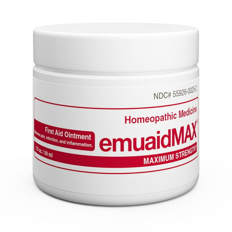 Emuaid Max Strength 2 Oz First Aid Ointment for Pain Relief and Skin Repair Walmart