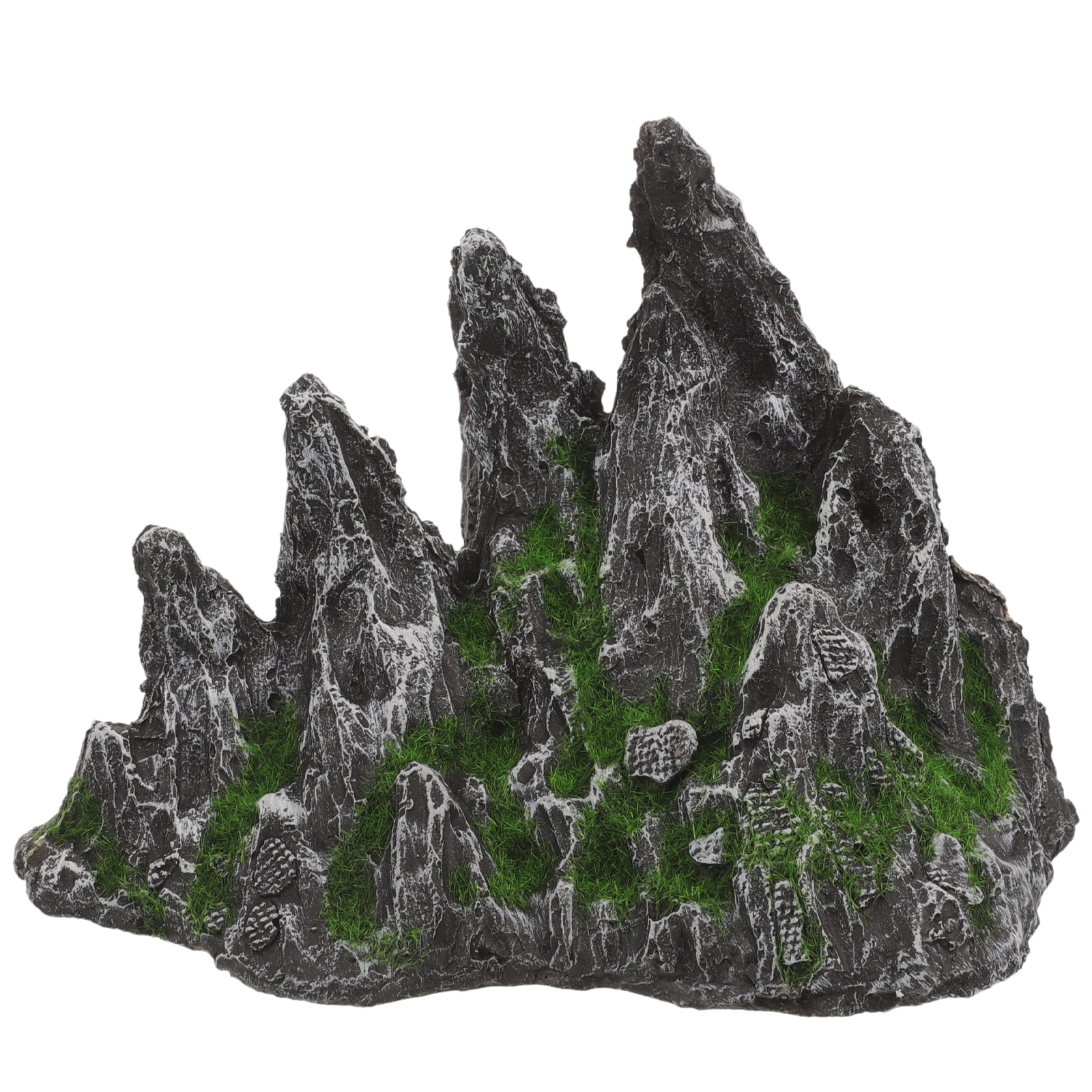 Emulational Rockery Fish Tank Plant Decor Accessories Decorations ...