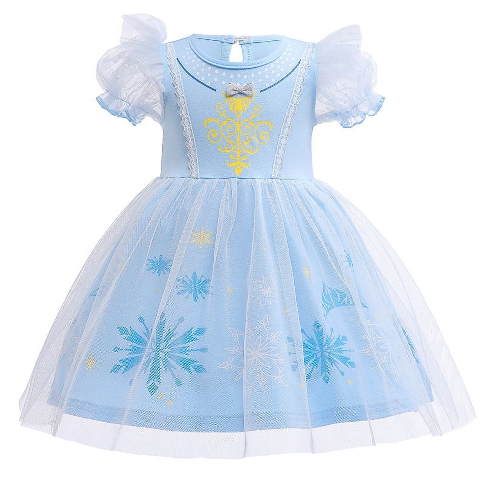 Emy Dola Baby Girl Cartoon Lace Dress Toddler Puff Sleeve Princess Tutu ...
