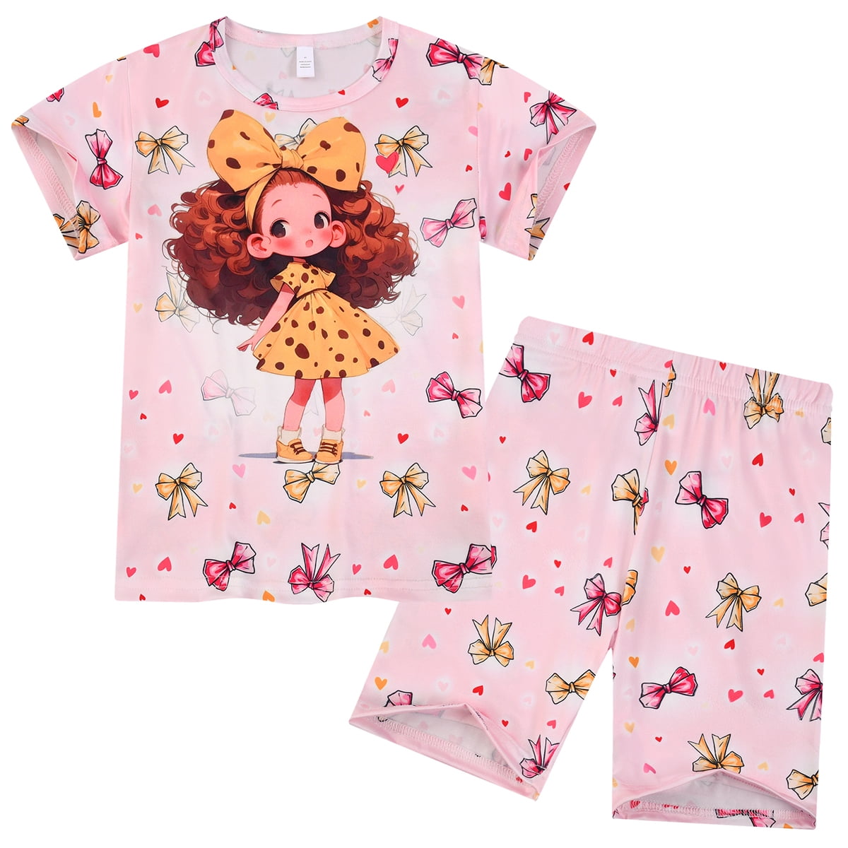 Emy Dola Girls 3D Printed Pajamas Set Kids Mermaid Princess Sleepwear 3 ...