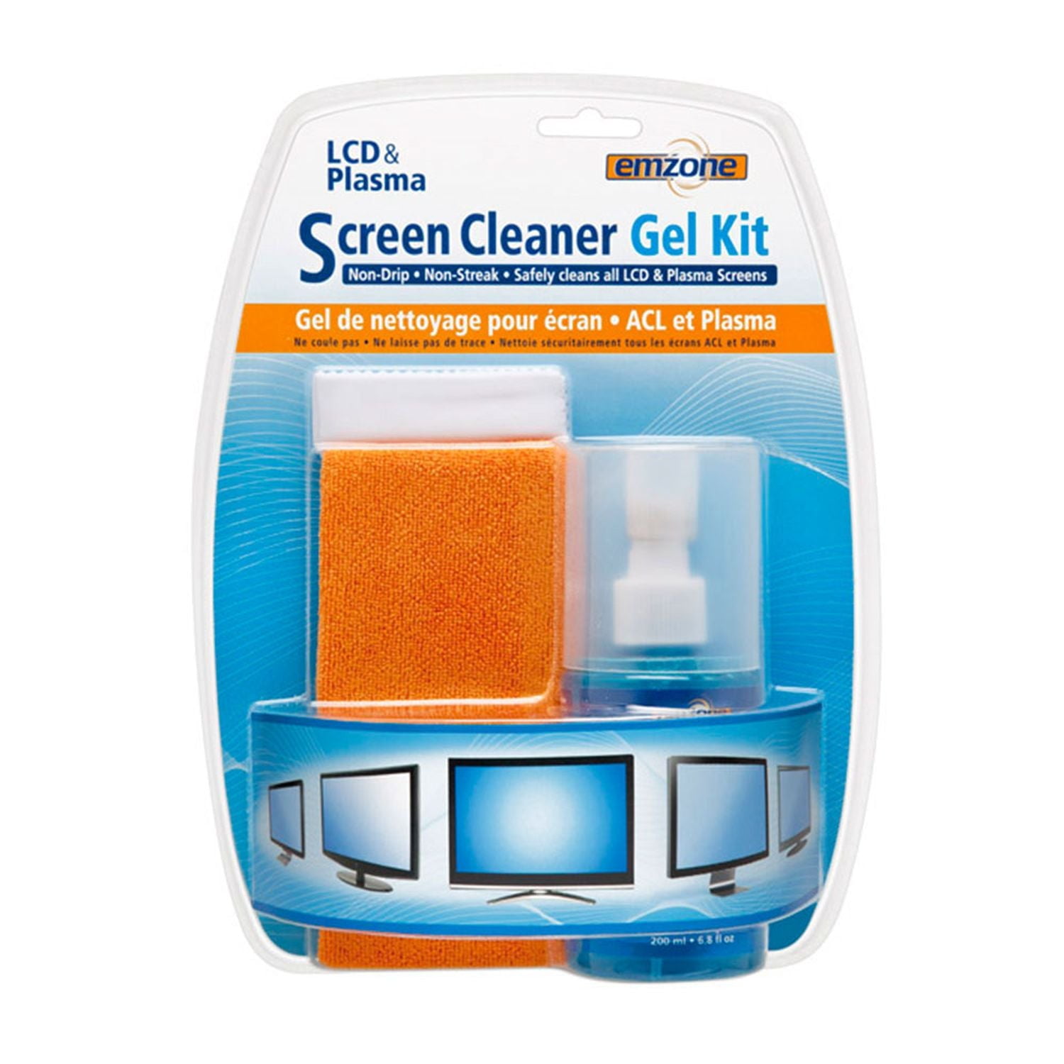 Emzone - Screen Cleaner Gel Kit LED, LCD TVs Laptops and Monitors ...