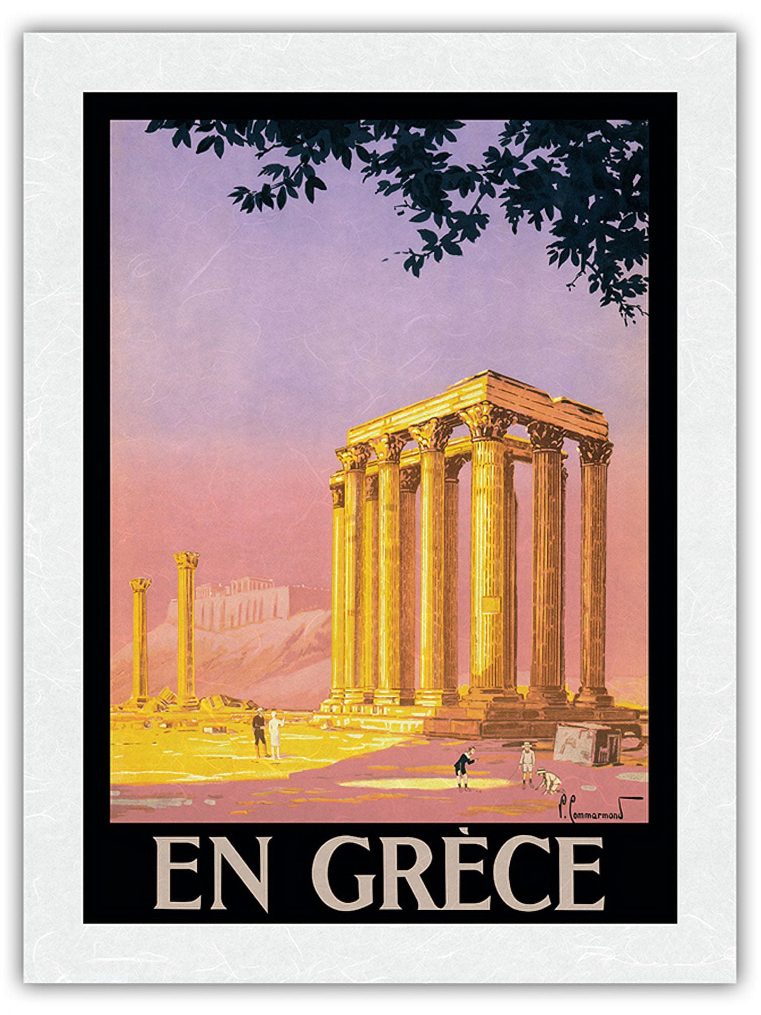 En Grèce (in Greece) - Ancient Temple of Zeus - Athens Greece - Vintage ...