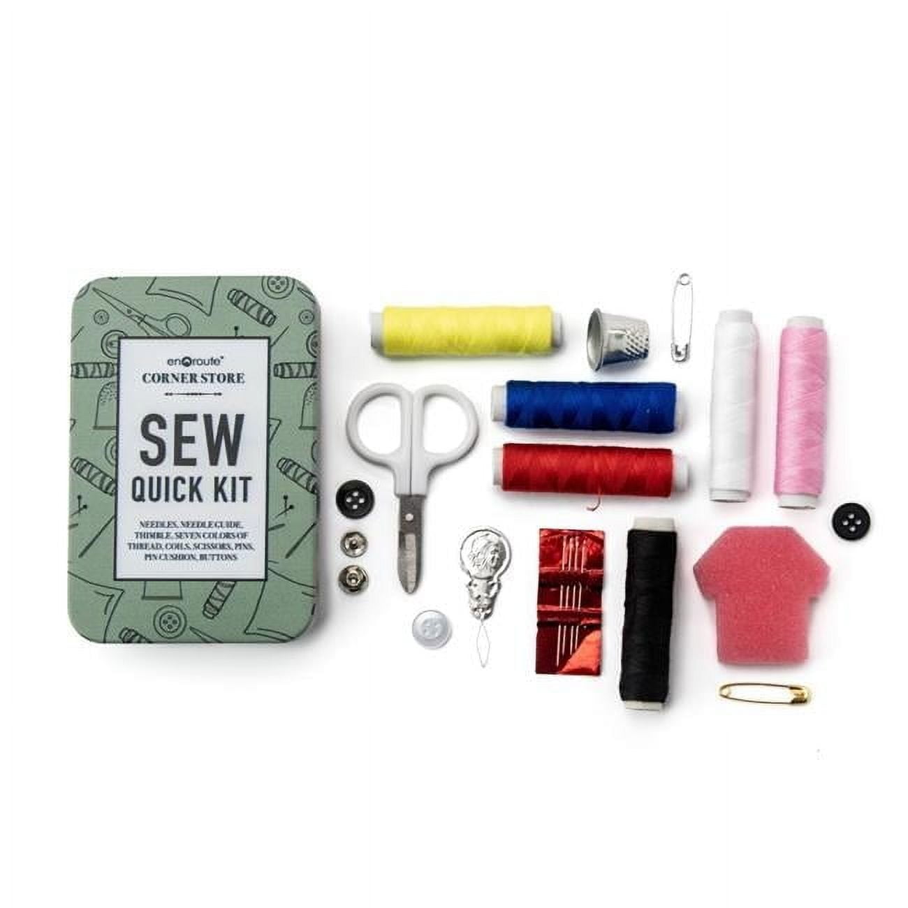 En Route Corner Store Sewing Kit w/Tin [ENRSK12] - Walmart.com