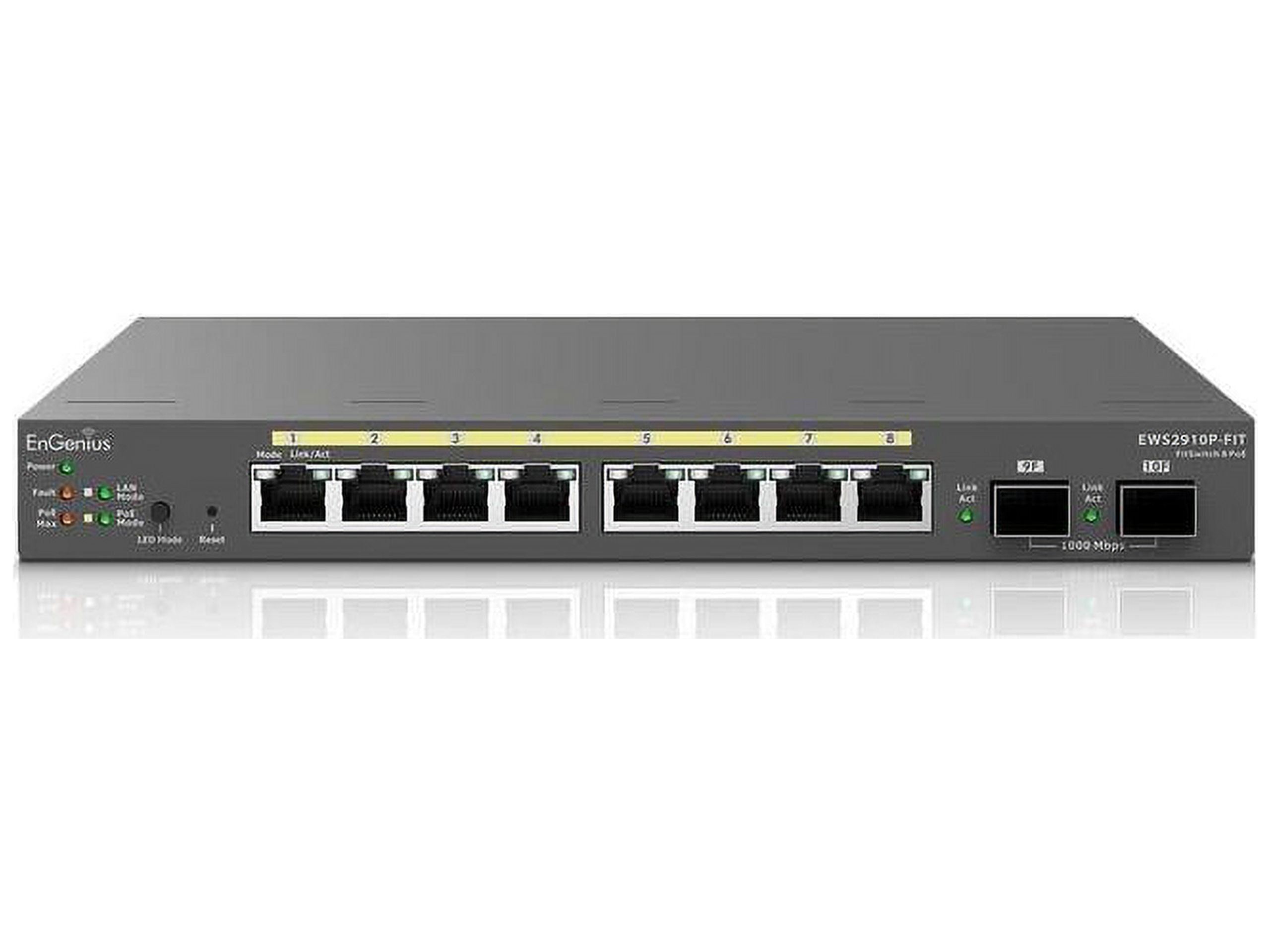 EnGenius EWS2910P-FIT Ethernet Switch with 55W Budget, 2 SFP Uplink ...