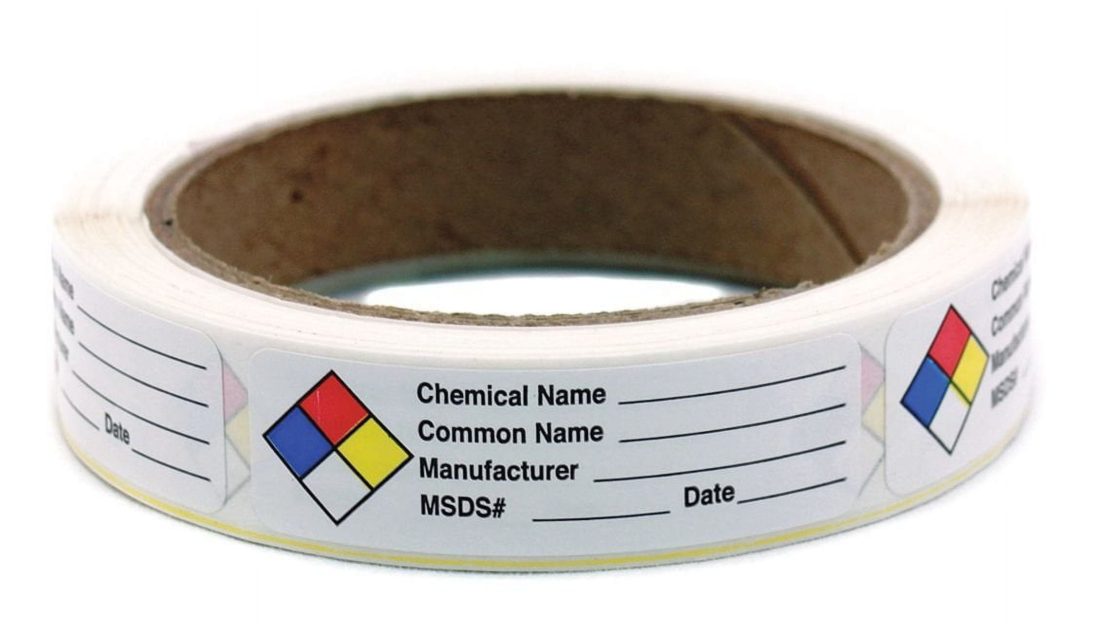 163-0004 Litho Removable Adhesive HMIG Label with 4 Color Imprint ...