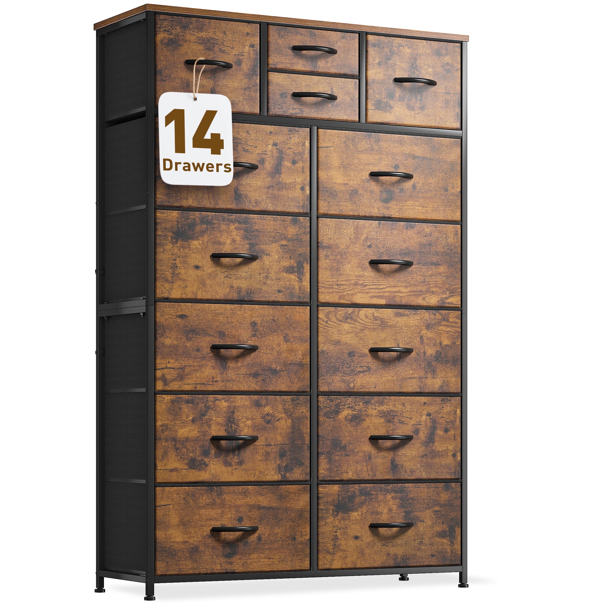 EnHomee Large Dresser for Bedroom Furniture Dresser with 14 Drawers ...