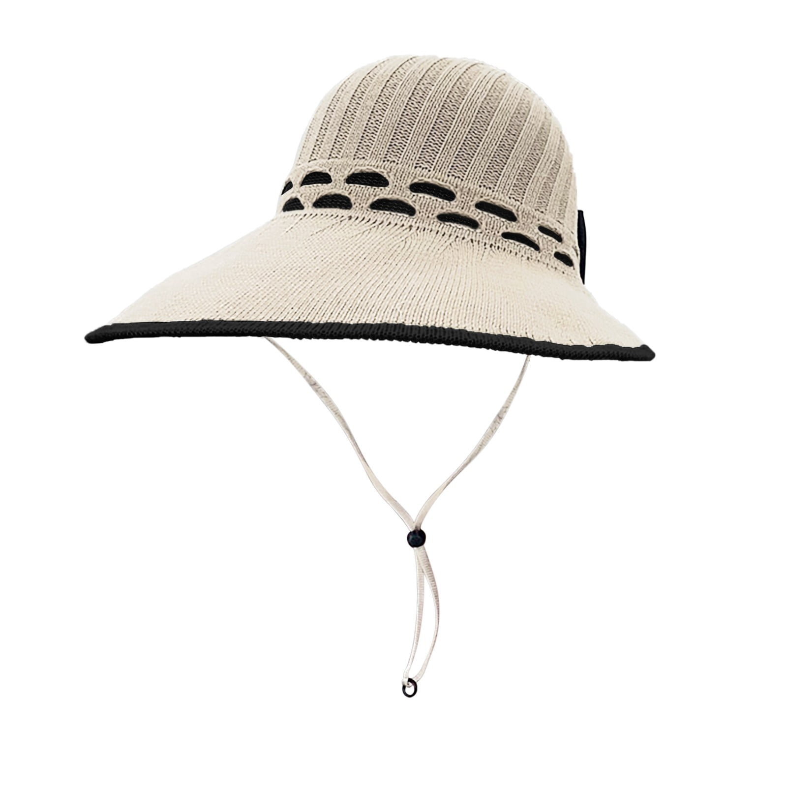 EnJoCho 2024 Brimmed Empty Top Hat For Female Outdoor Sun Hat Outing ...