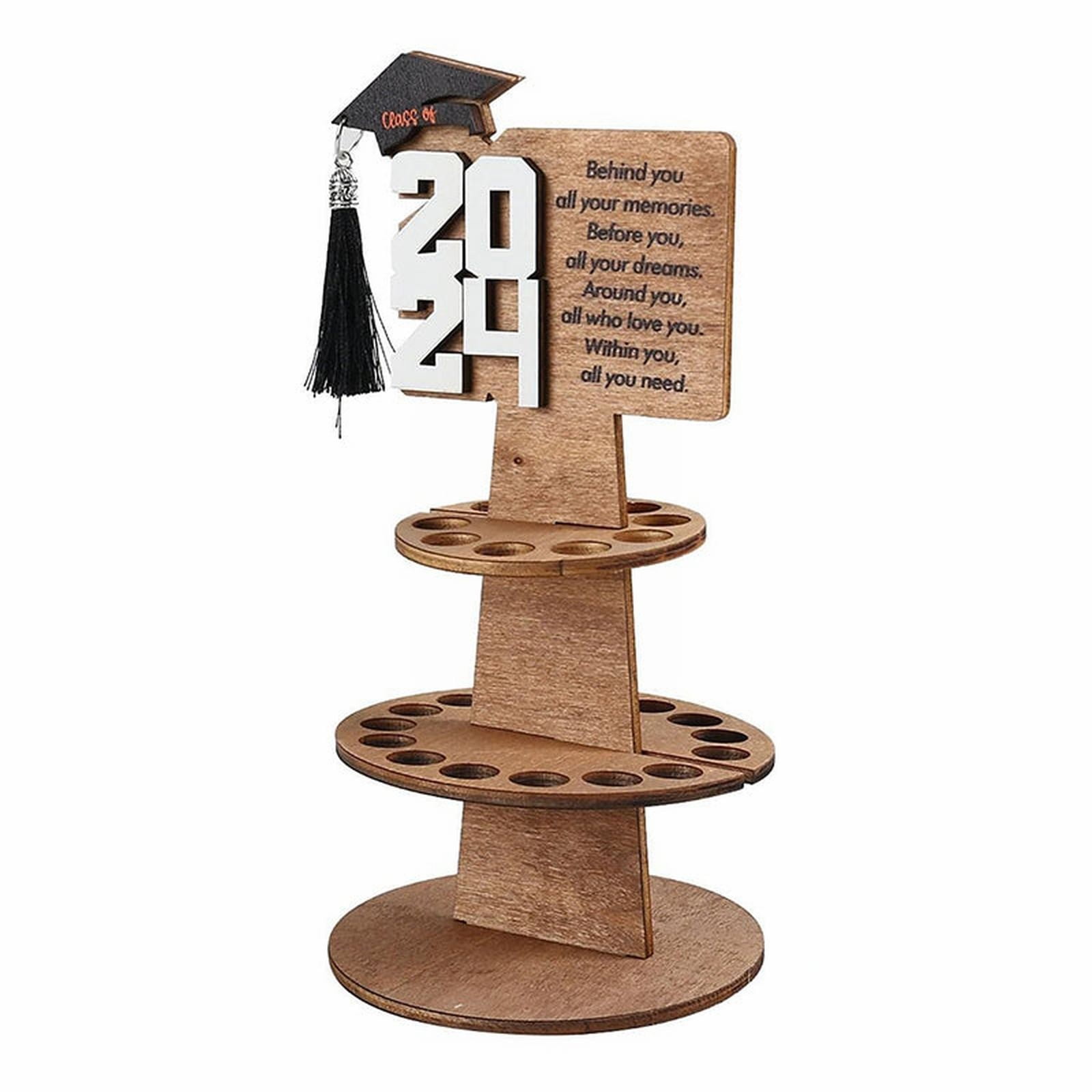 EnJoCho 2024 Graduation Wood Holder Creatives Converting Congrats Grad ...
