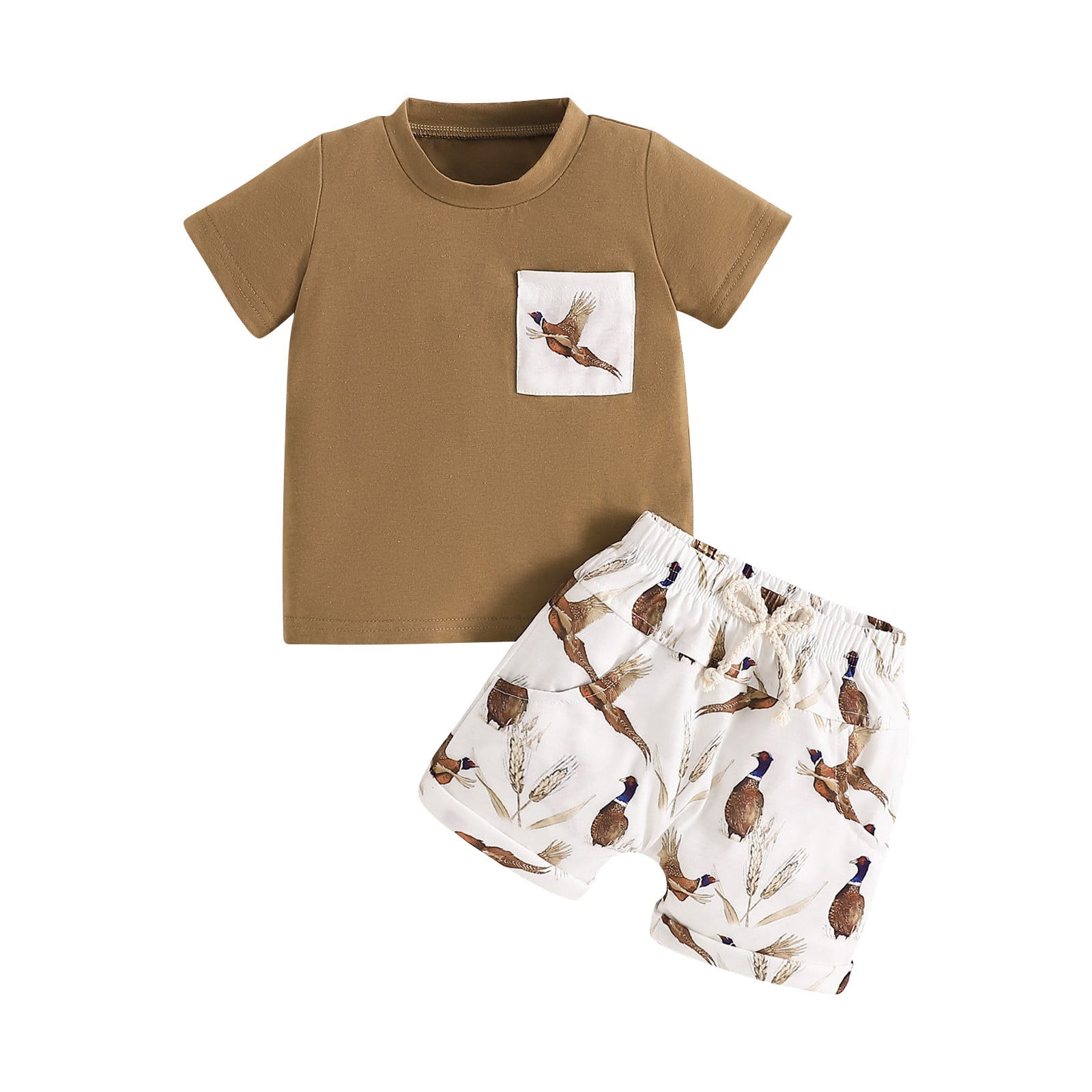 EnJoCho Baby Boy Short Outfits Summer Toddler Baby Boy Summer Short ...