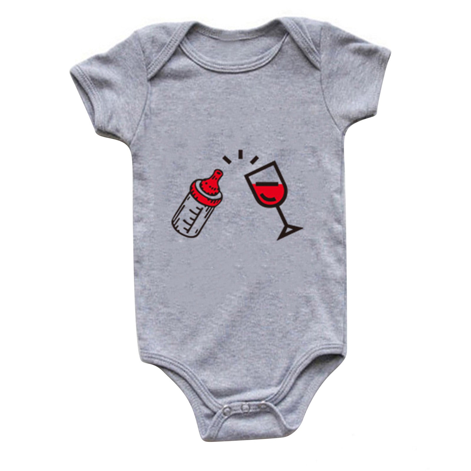 EnJoCho Baby Girls And Boys Crawl Romper Set - Short Sleeve Off-Road ...