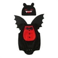EnJoCho Baby Girls Boys Halloween Bat Soft Romper Jumpsuit Sets with ...
