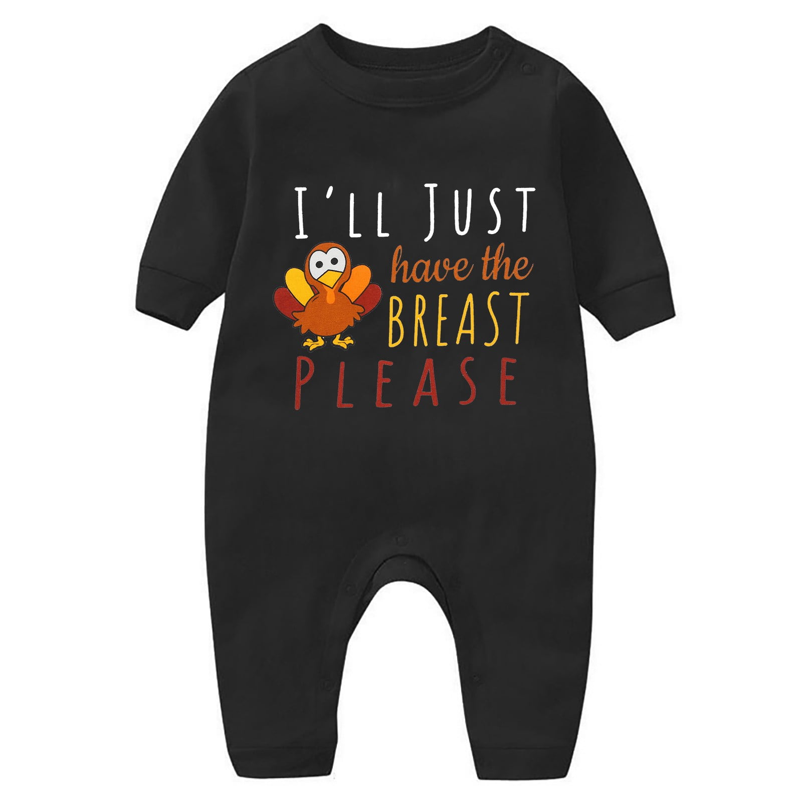 EnJoCho Baby Outdoor Bodysuit Fall Boy and Girl Long Sleeve Letter ...