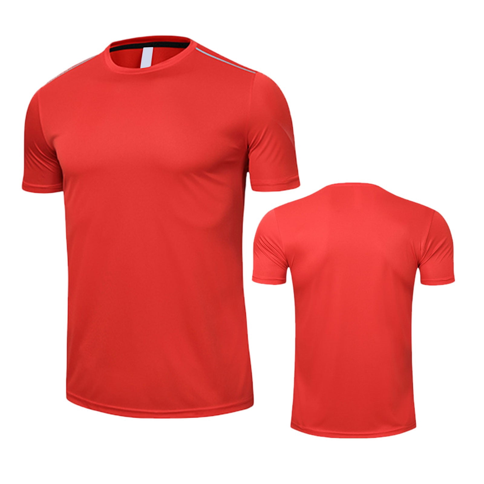 EnJoCho Boys Compression Shirt Short Sleeve Youth Football Basketball ...