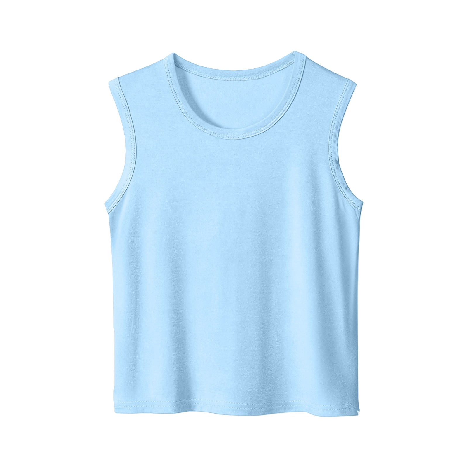EnJoCho Boys Cotton Tank Tops Summer Sleeveless Undershirts Soli𝖽 Color ...