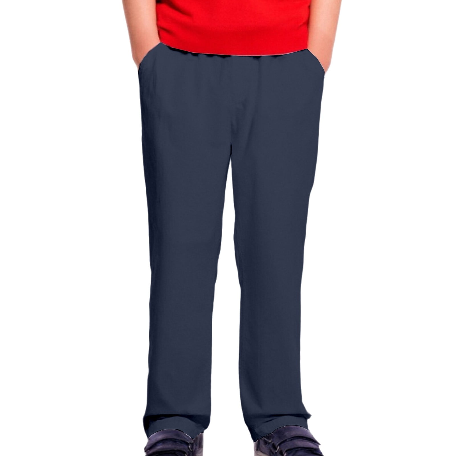 EnJoCho Boys Girls Campus Childrens Suit Pants Straight Full Elastic ...