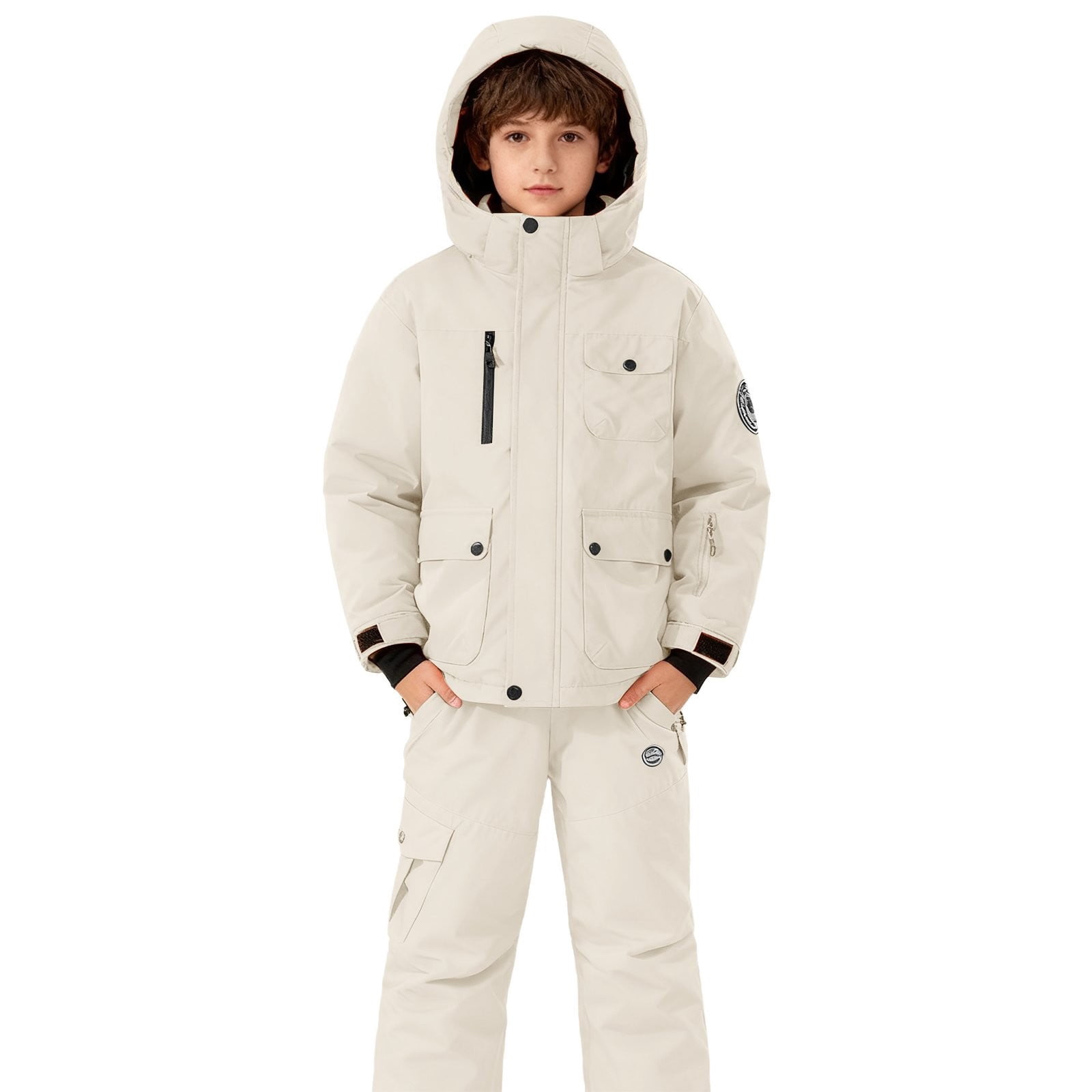 EnJoCho Boys Girls Snowsuit Winter Fashion Sno𝗐 Bi𝖻s Sno𝗐boarding ...