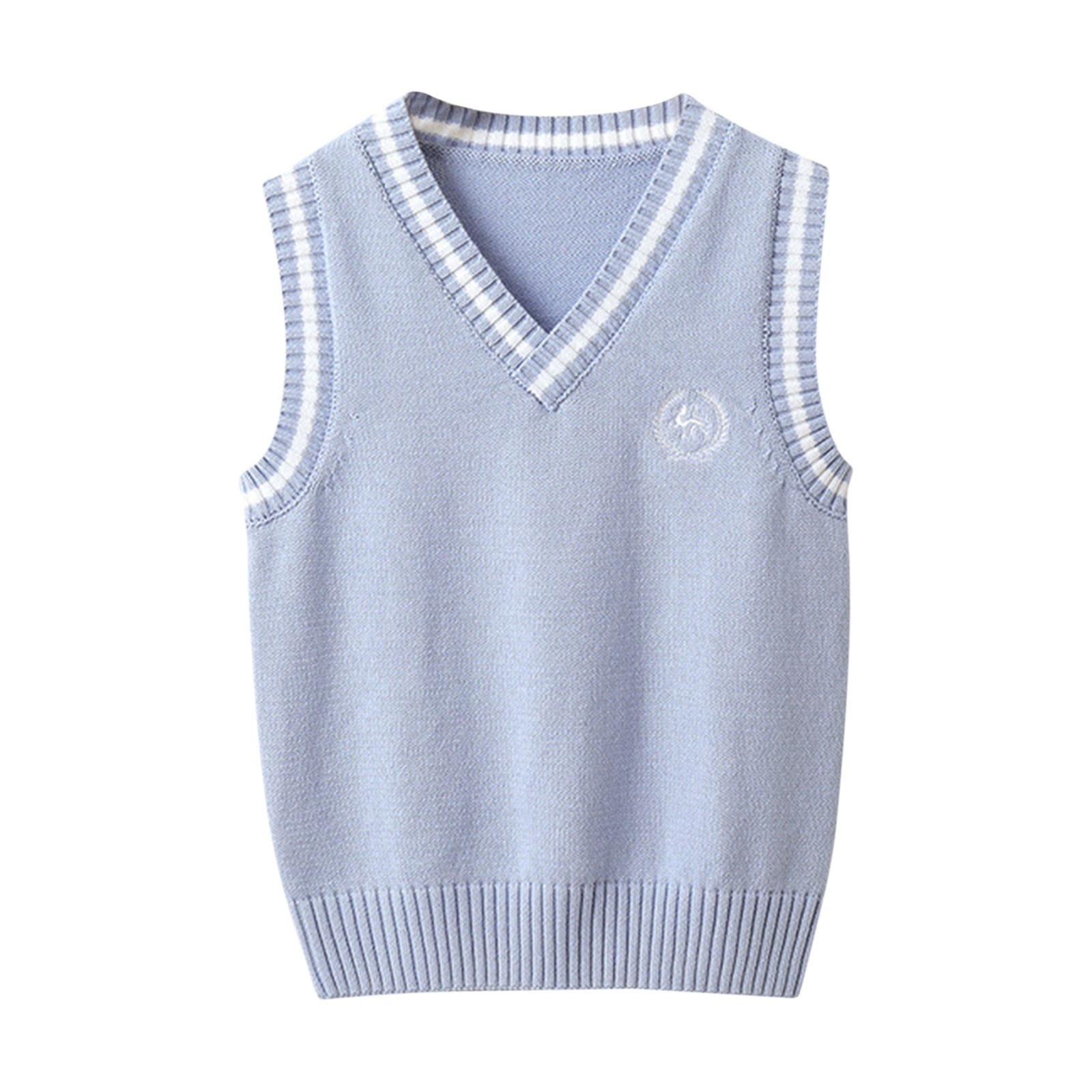EnJoCho Boys Girls Sweater Vest Cable Knit Toddler Kid Unifor𝗆 Vest Boy ...