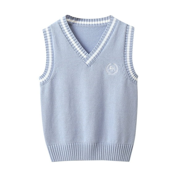 EnJoCho Boys Girls Sweater Vest Cable Knit Toddler Kid Unifor𝗆 Vest Boy ...