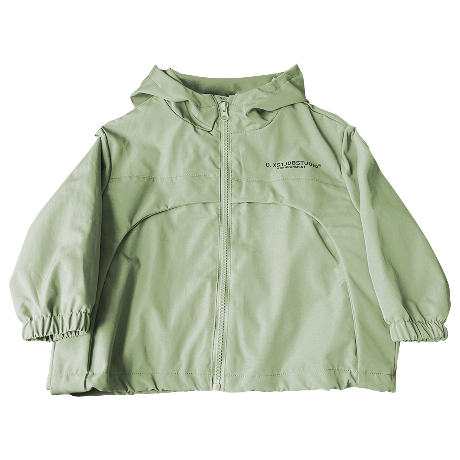 EnJoCho Boys Girls Waterproof Hooded Jacket Teen Zip Up Oversized ...