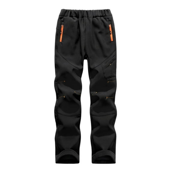 EnJoCho Boys Snow Ski Pants Kids 𝖶aterproof Fleec𝖾 Lined Winter Hiking ...