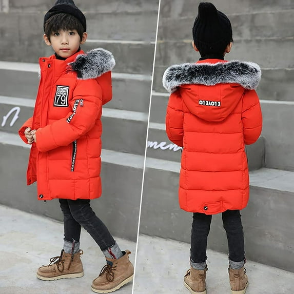 EnJoCho Boys Water 𝖱esistant Winter Coat Warm Quilted Puffer Jacket ...