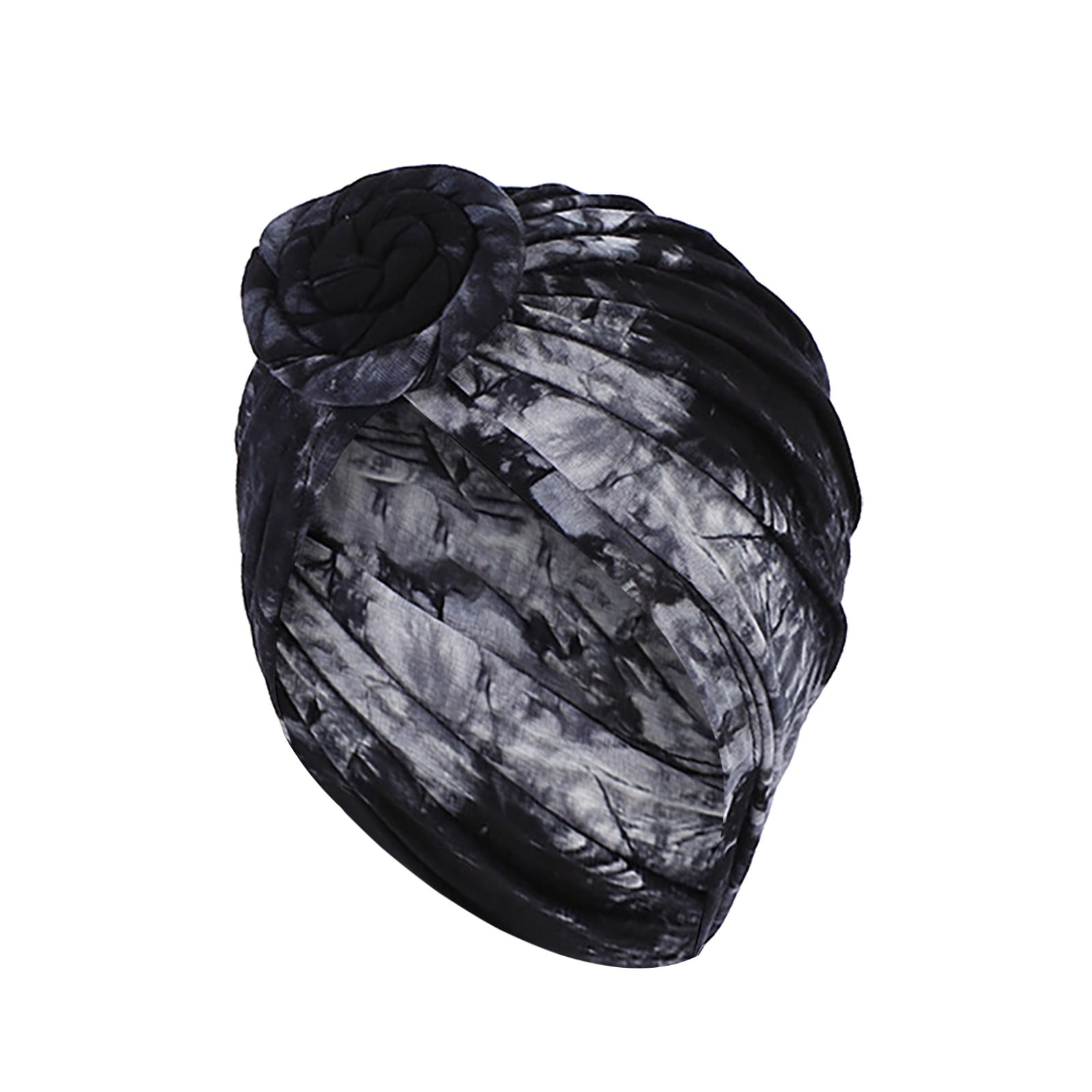 EnJoCho Casual Hat for Women's Wrap Head Cap Popular Tie Dye Swirl ...