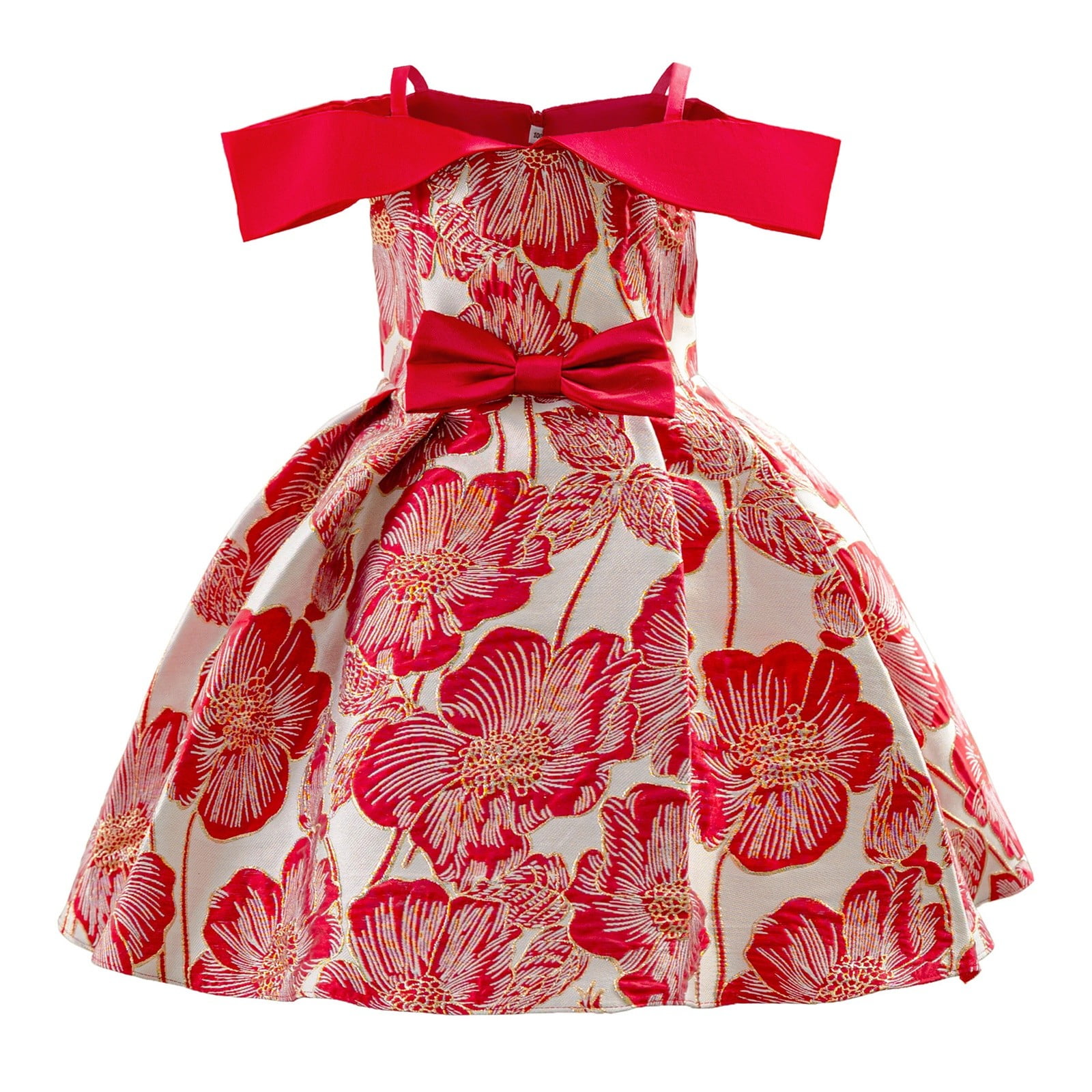 EnJoCho Children Girls Long Maxi Dresses Girls Dress with Bow Design ...