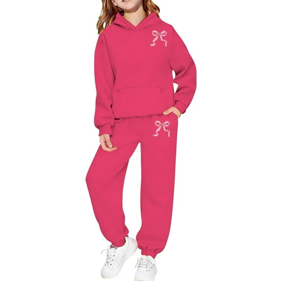 EnJoCho Children Kids Daily Printed Outfits Sweatshirt Pants Sets ...