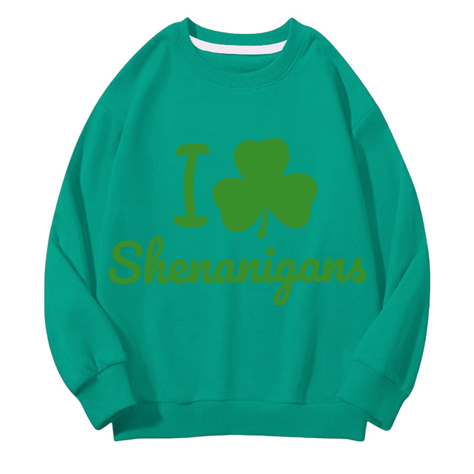 EnJoCho Children St Patric𝗄s Day Hooded Sweatshirt Festive Long Sleeve ...
