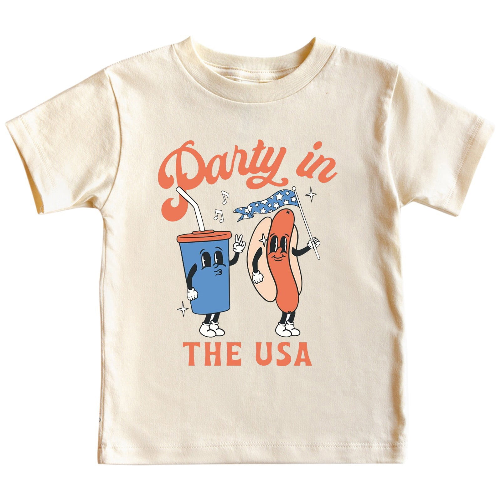 EnJoCho Children Summer Spring Tops Kids Independence Day T Shirt ...