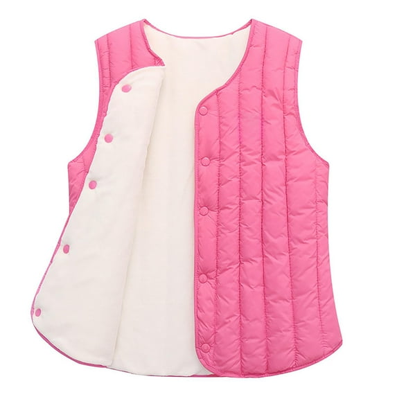 EnJoCho Childrens Cotton Vest Plus Velvet Winter New Letter Boys Girls ...