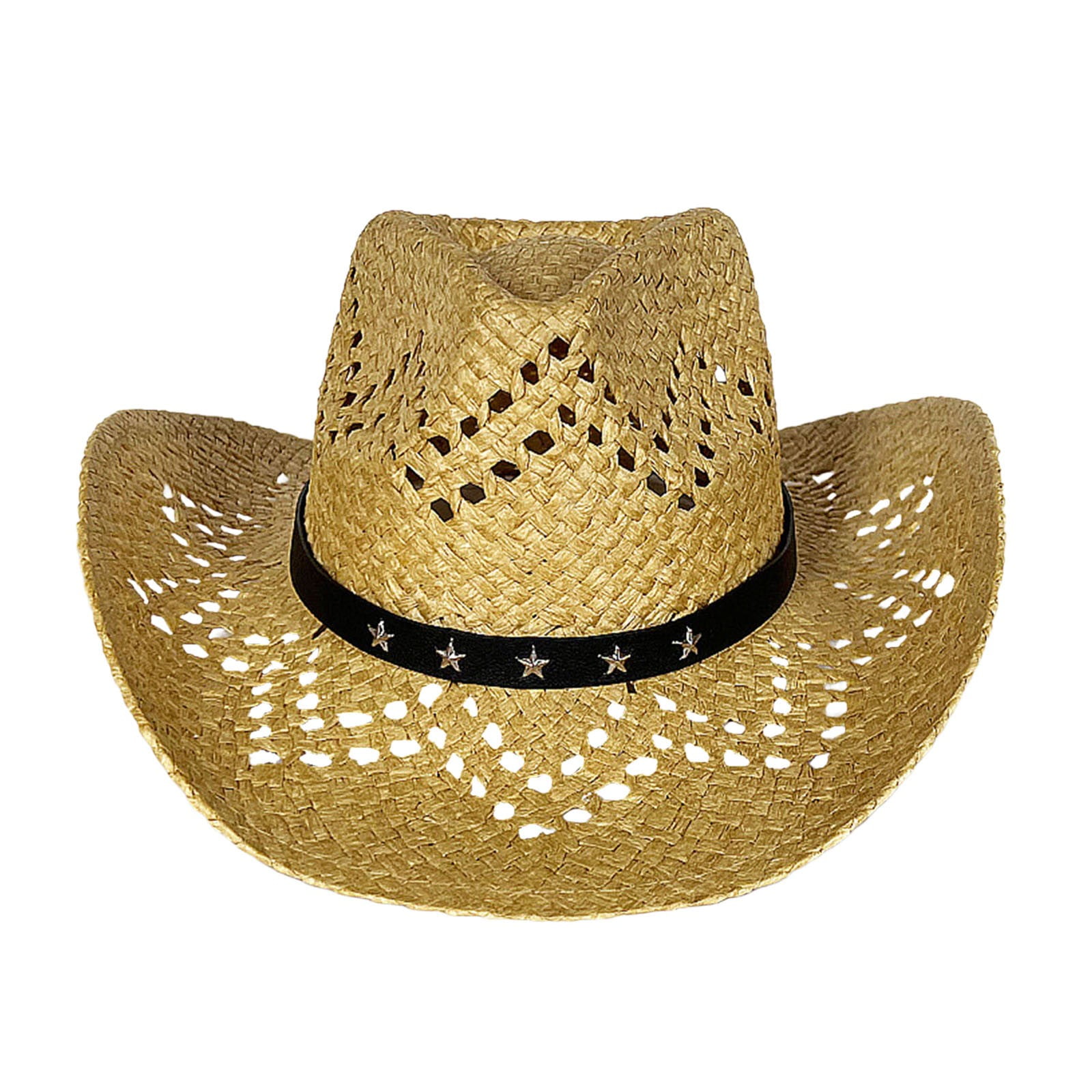 EnJoCho Classic Wide Brim Fedora Hat for Women Men Handmade Hollow Hat ...