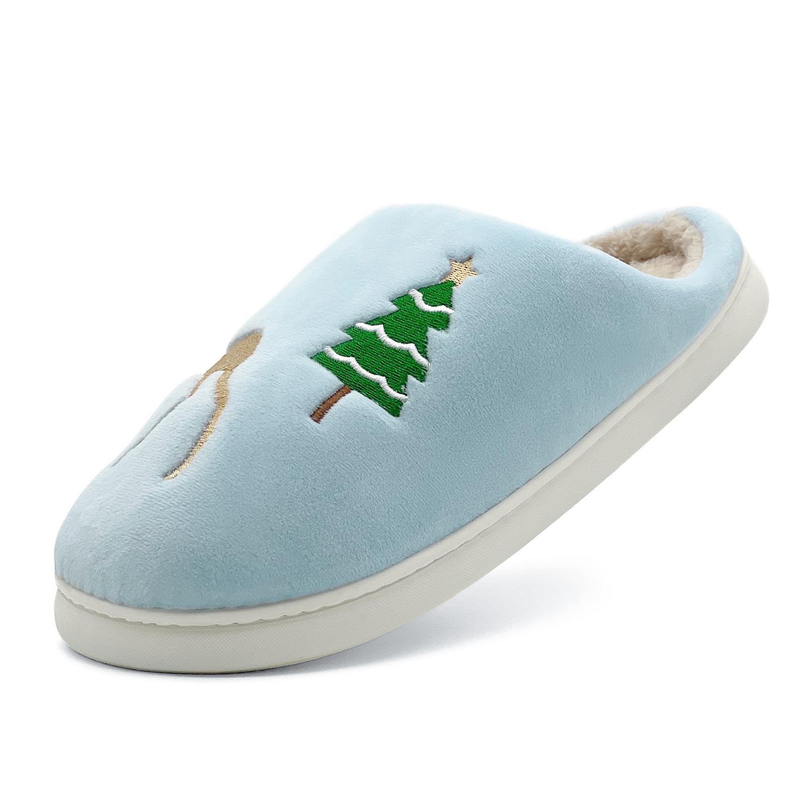 EnJoCho Clearance Winter Slippers for Women Christmas Slippers Holiday ...