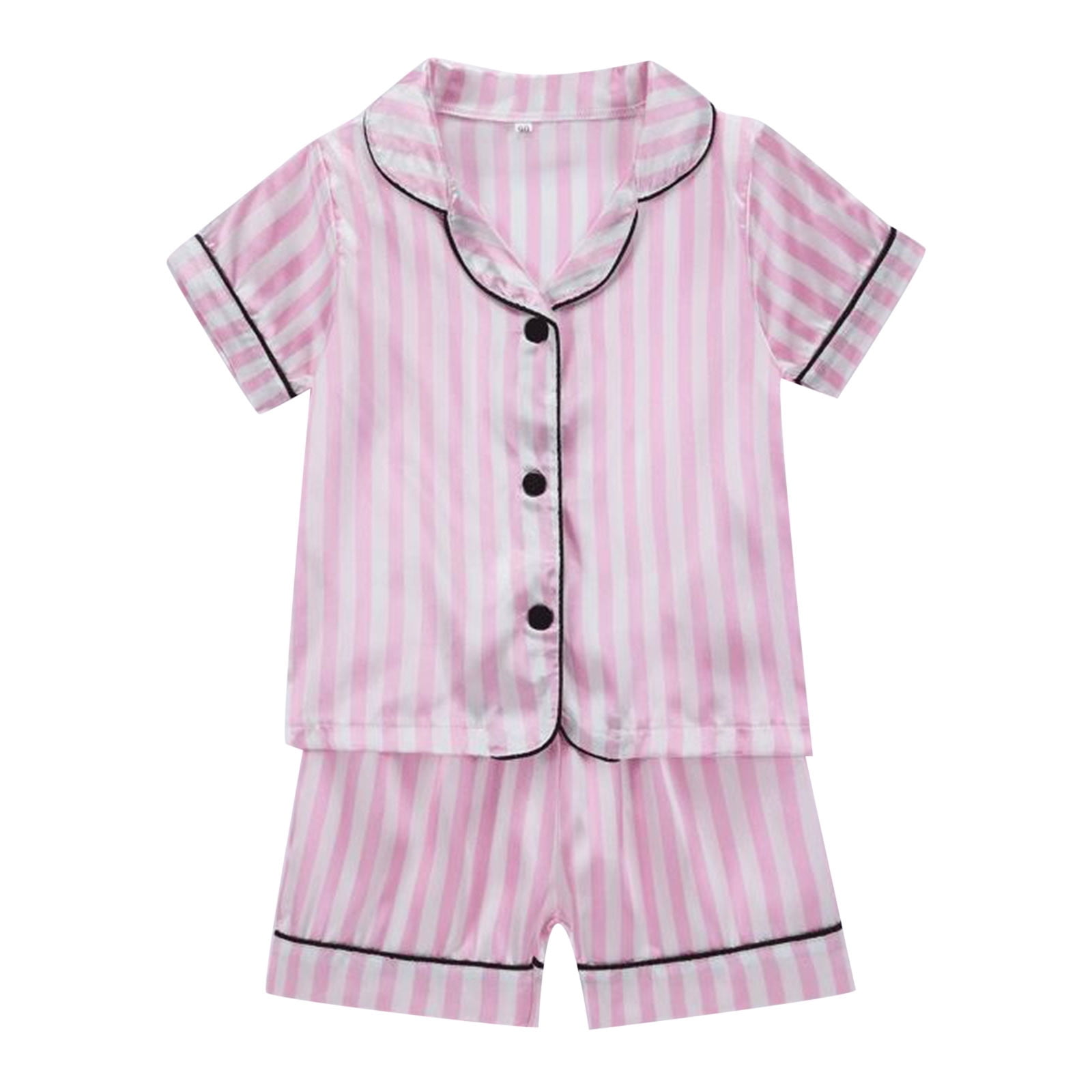 EnJoCho Clearence Kids Cartoon Pajama Set - Spring Summer Short Sleeve ...