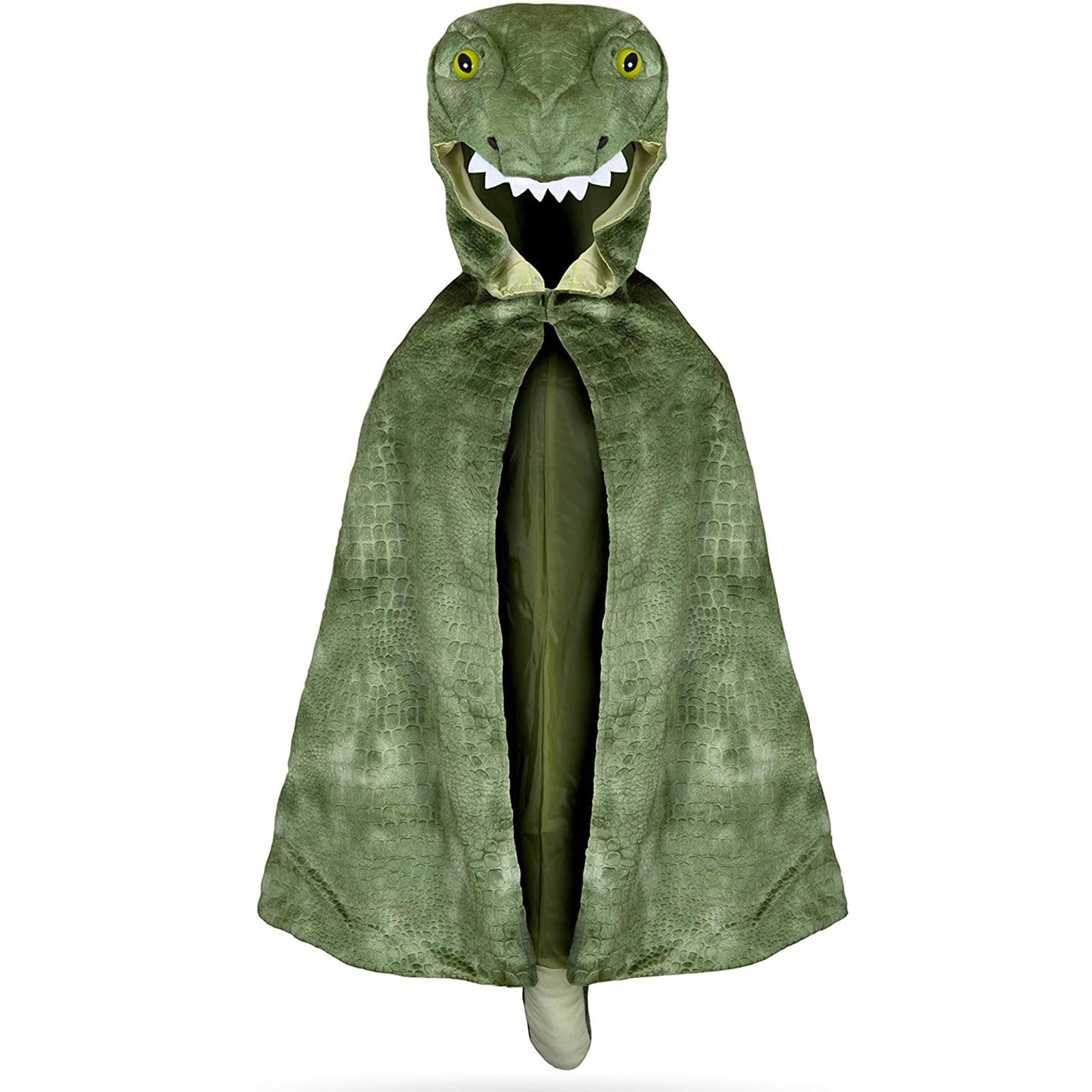 EnJoCho Dinosaur Hooded Cloak Costum𝖾 Bundle Pretend Play Cape Robe ...