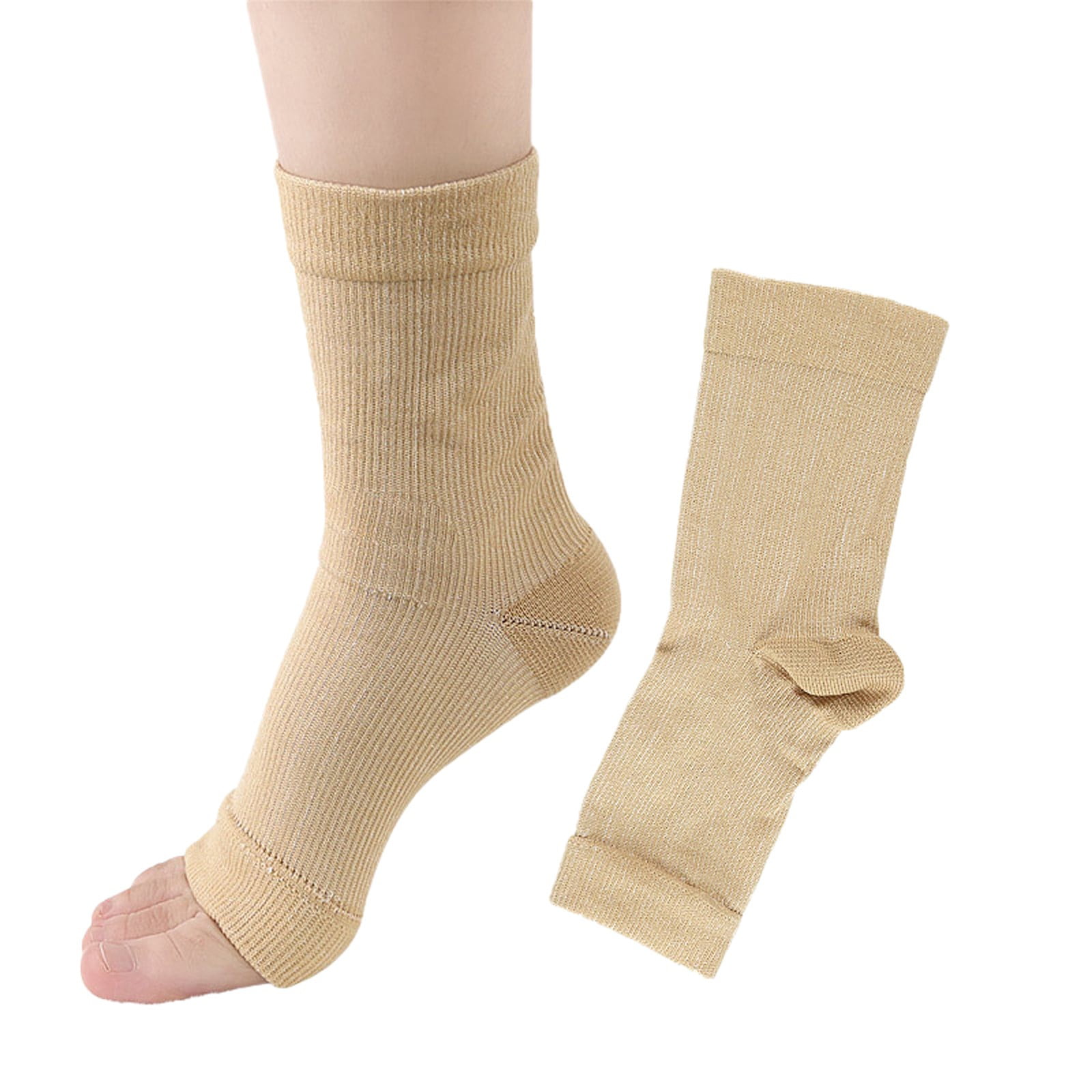 EnJoCho Foot & Ankle Brace Socks - Plantar Fasciitis Relief Neuropathy ...