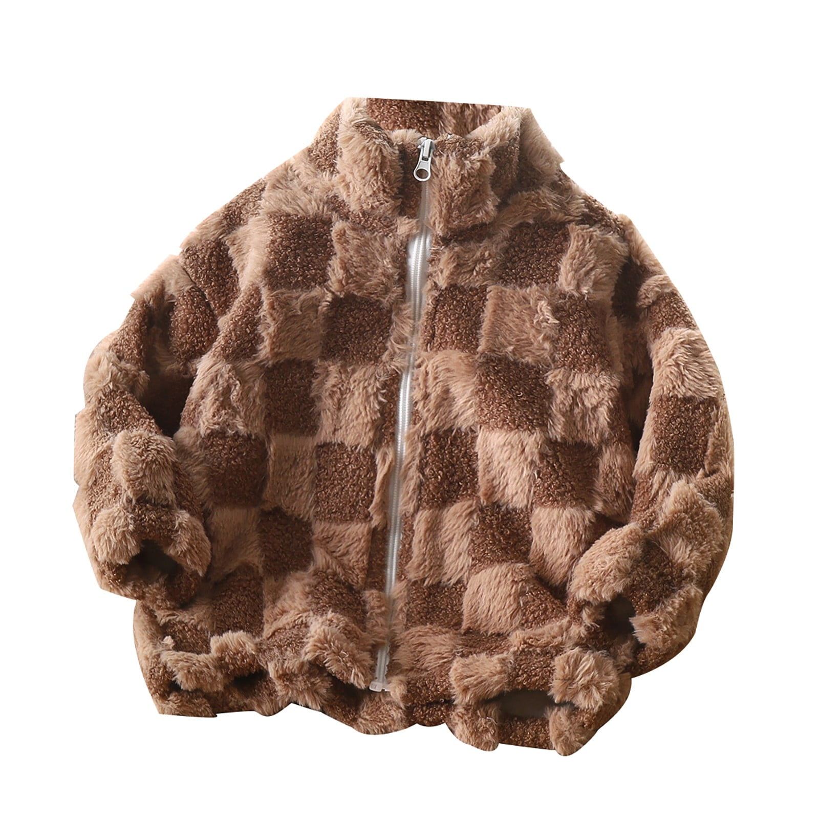 EnJoCho Full Zip Windproof Fleec𝖾 Jacket Soft Winter Coat for Boys ...