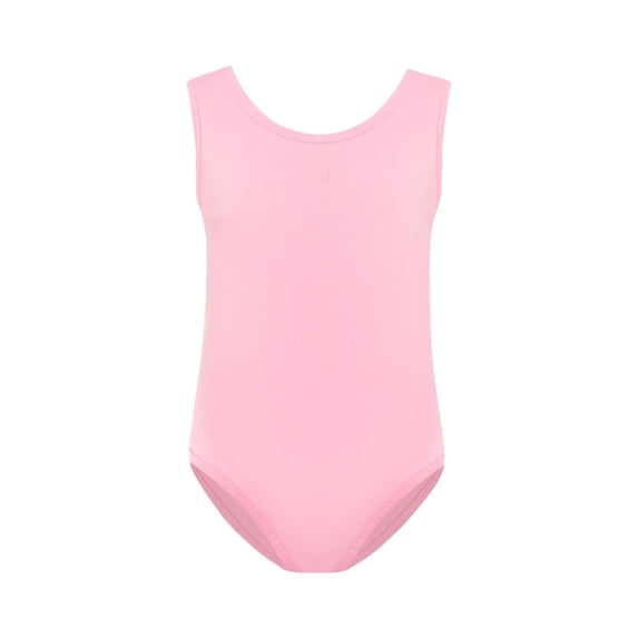 EnJoCho Girls Bodysuit Swimsuit Solid Color Swimwear Cute Kids Bathing ...