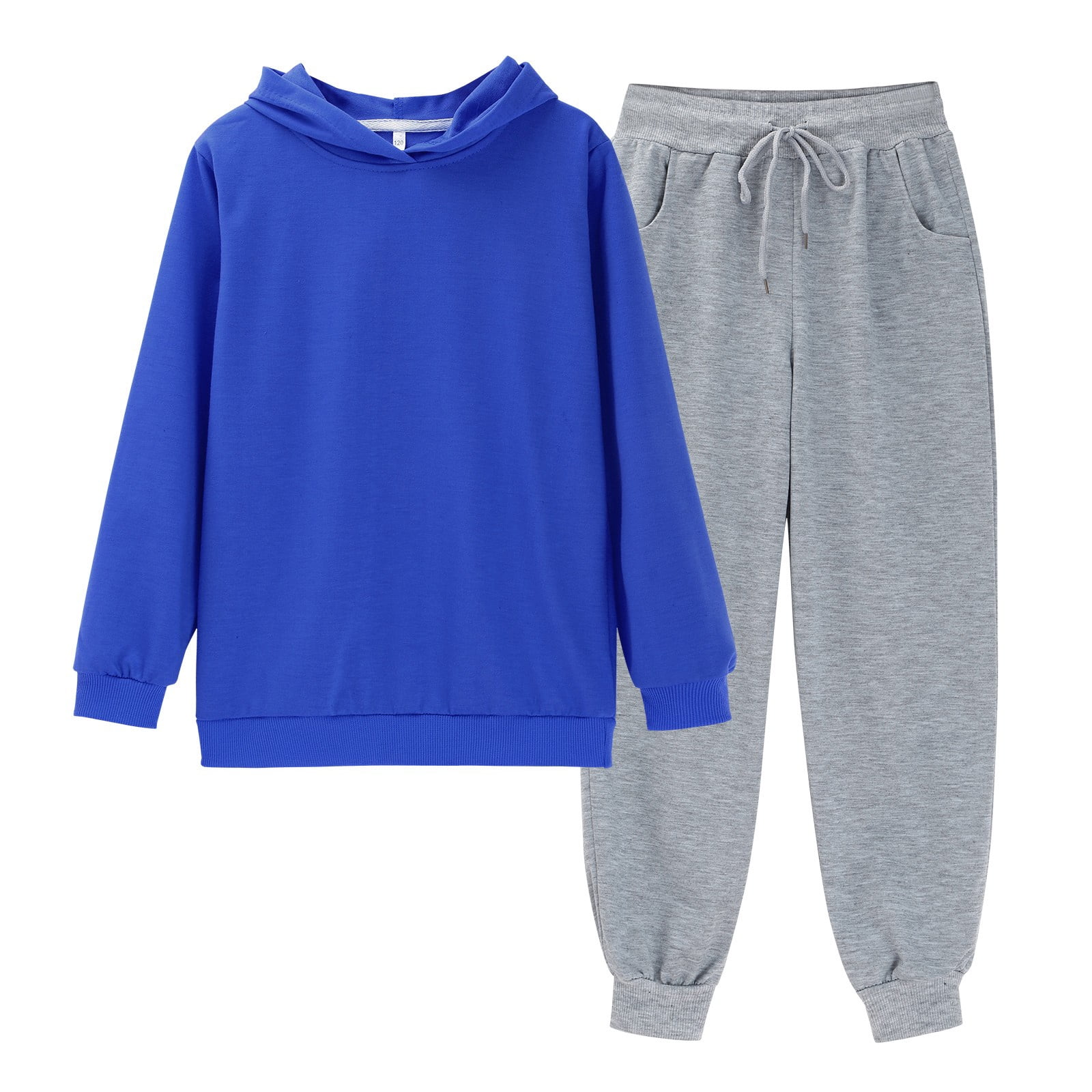 EnJoCho Girls Boys 2 Piece Tracksuit Jogging Outfits Set Hooded ...