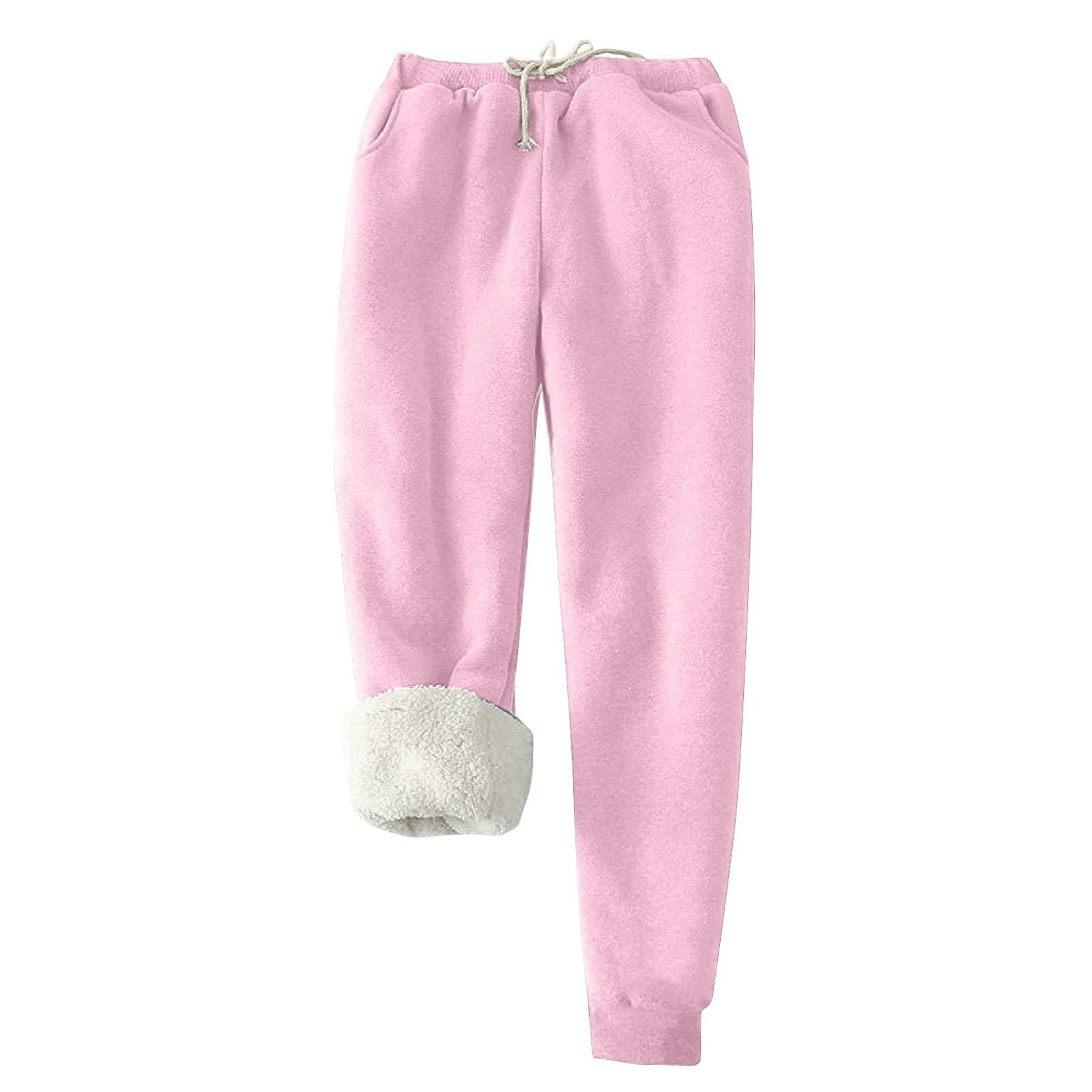 EnJoCho Girls Boys Fleec𝖾 Lined Legging Pants Sher𝗉a Lined Sweatpants ...