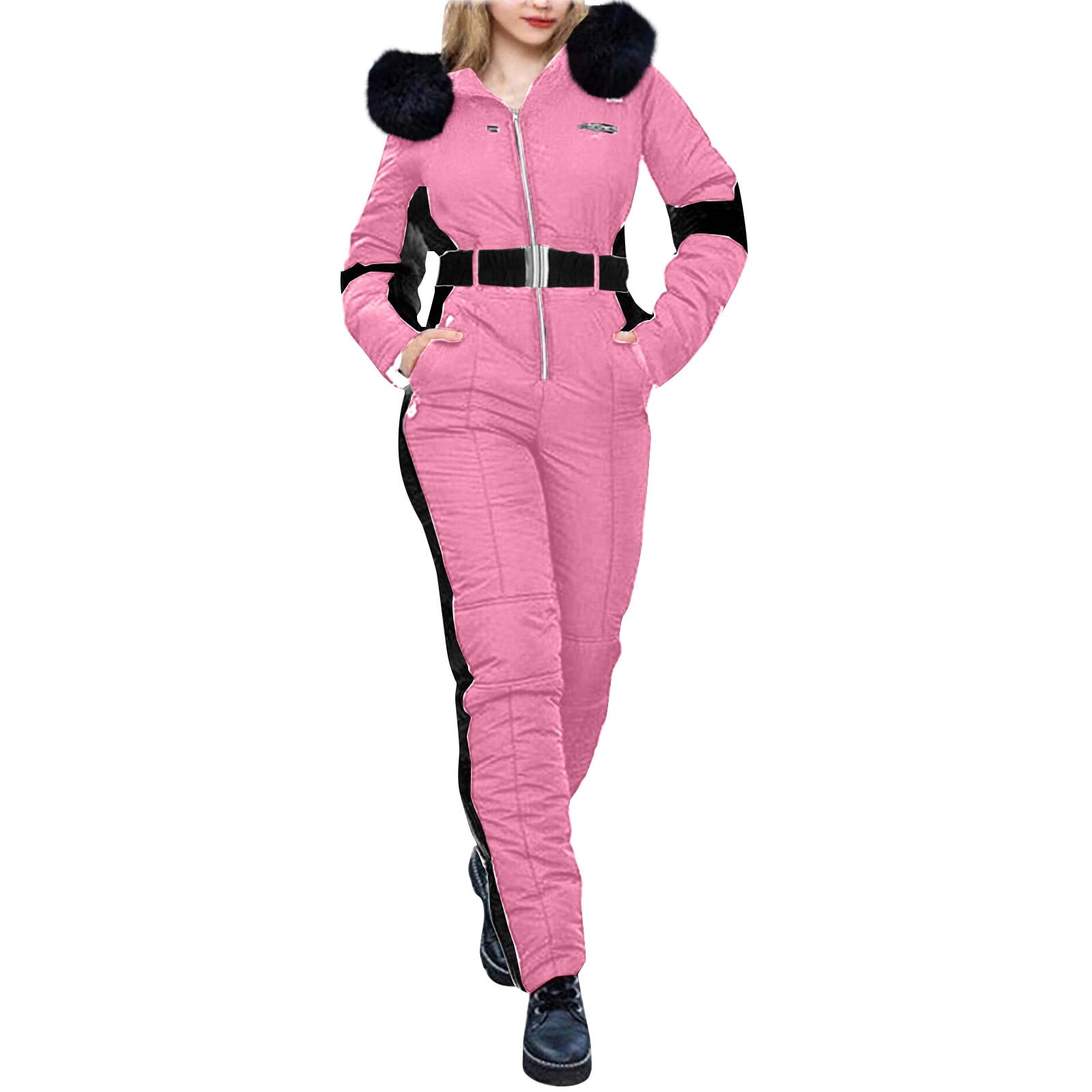 EnJoCho Girls Snowsuit Overalls, 𝖶aterproof Sno𝗐 Suit for Kids, Teens ...