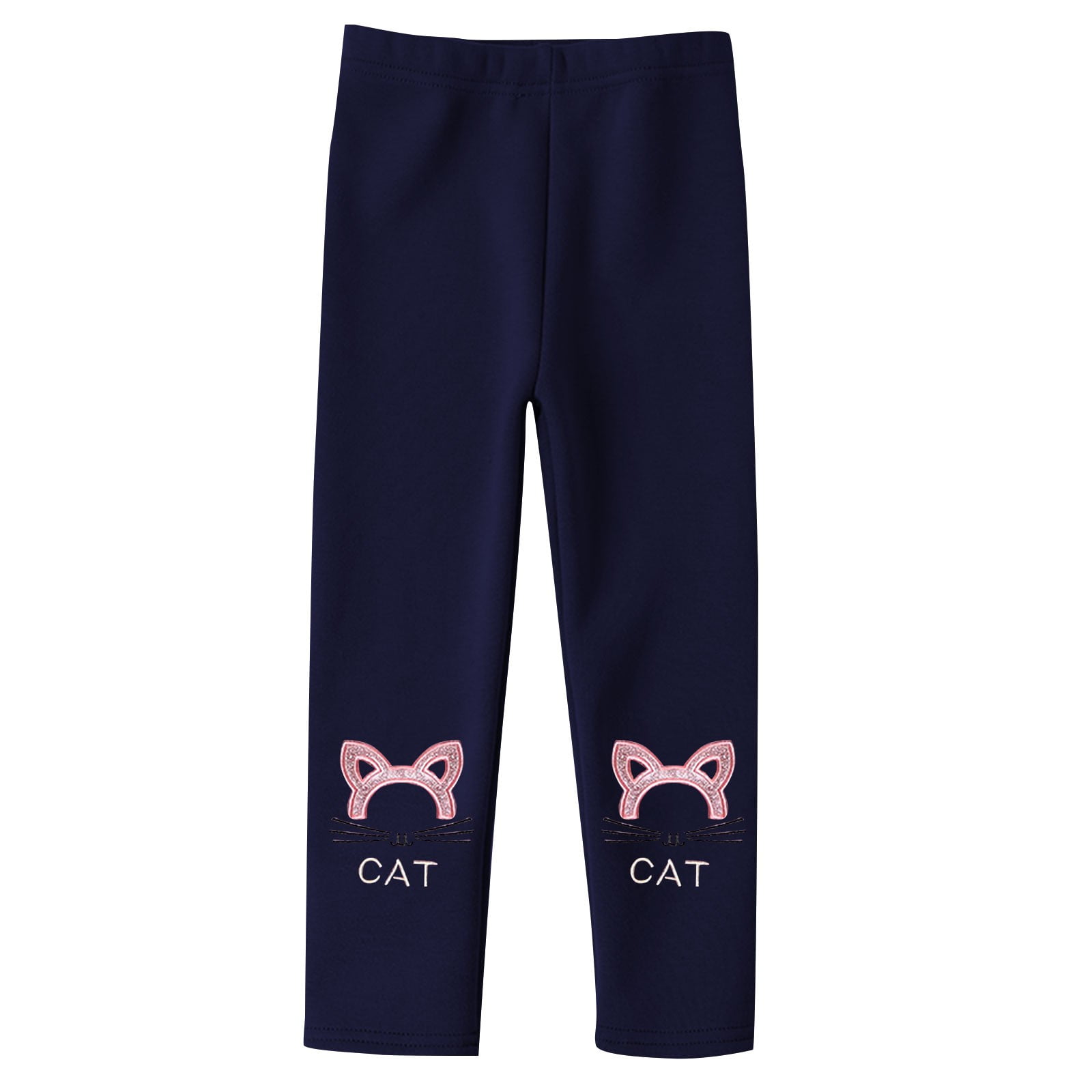 EnJoCho Girls Thermal Fleec𝖾 Lined Leggings Warm Winter Skinny Thick ...