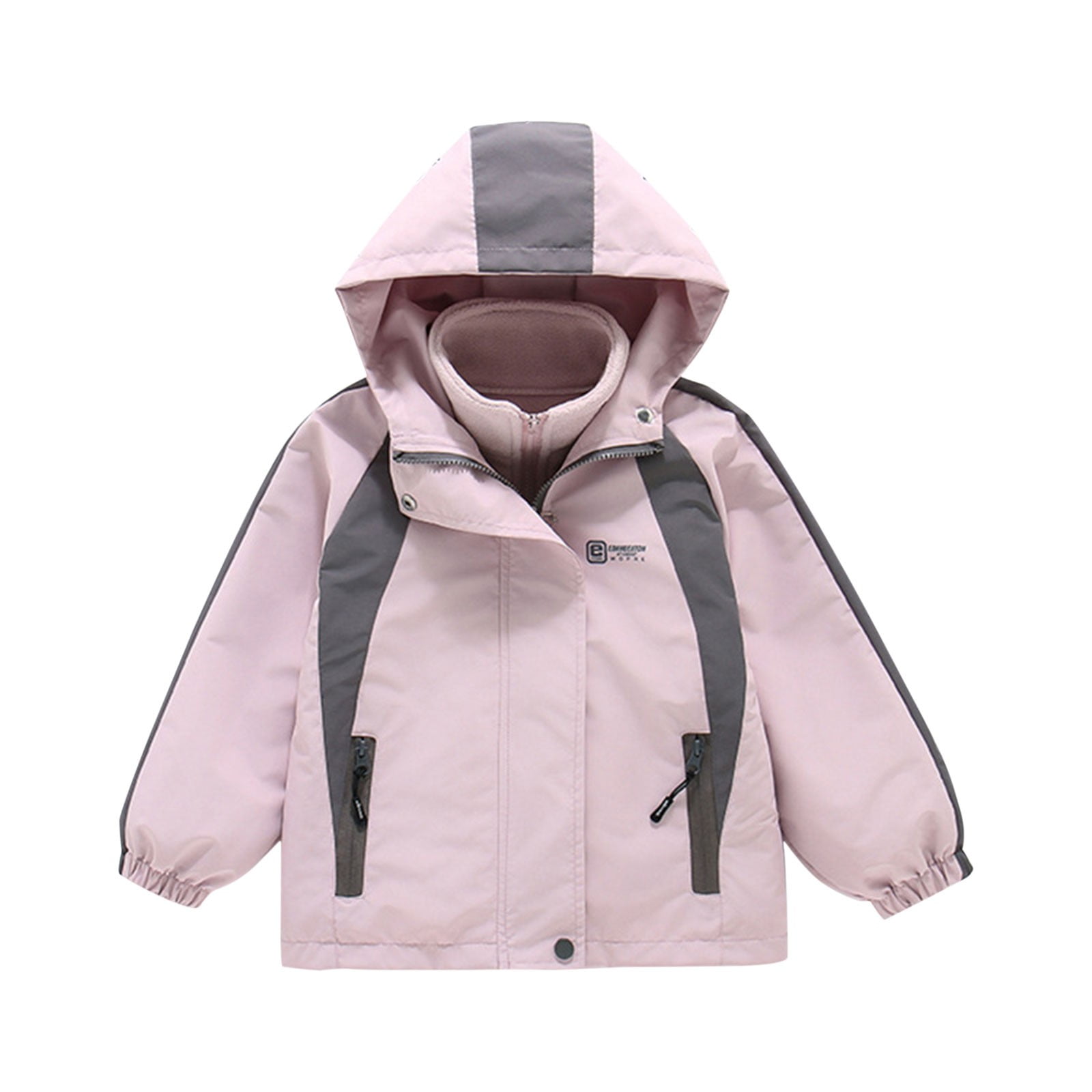 EnJoCho Girls Winter Coat Fleec𝖾 Lined Thicken Lightweight Snow Jacket ...