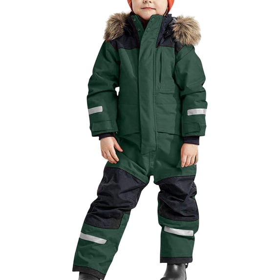 EnJoCho Kid's Winter Overalls Ski Suits Boy's and Girl's 𝖶aterproof ...